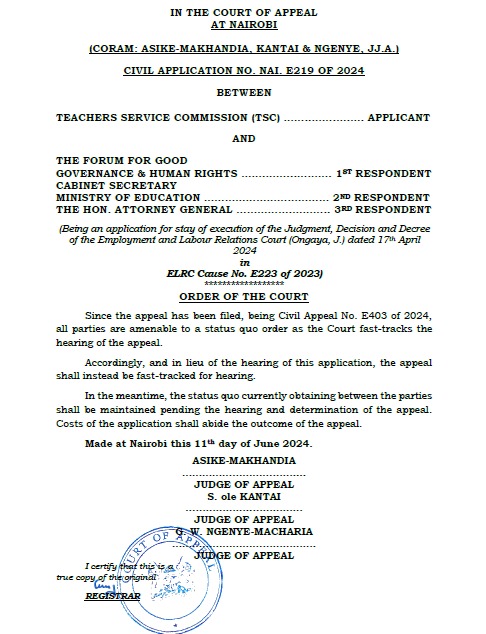 Teachers Service Commission - Kenya