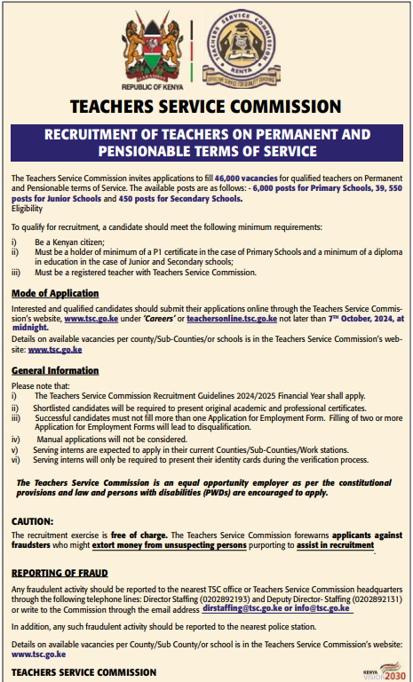 Teachers Service Commission - Kenya